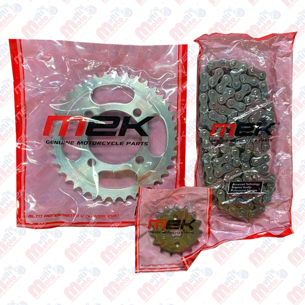 KIT DE SPROCKET FT125 MEK MULTIMOTO | multimoto.mx